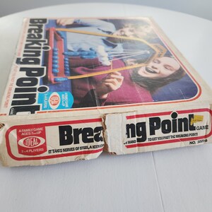 Vintage Breaking Point Game --- Retro 1970s Ideal Toy Corp Skill Board ...