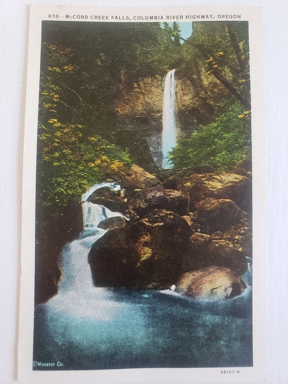 Retro Columbia River Oregon Souvenir Print Great Outdoors American ...