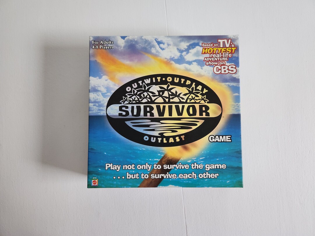 Vintage Survivor Game --- Retro 2000s Mattel Board Games --- Reality TV ...