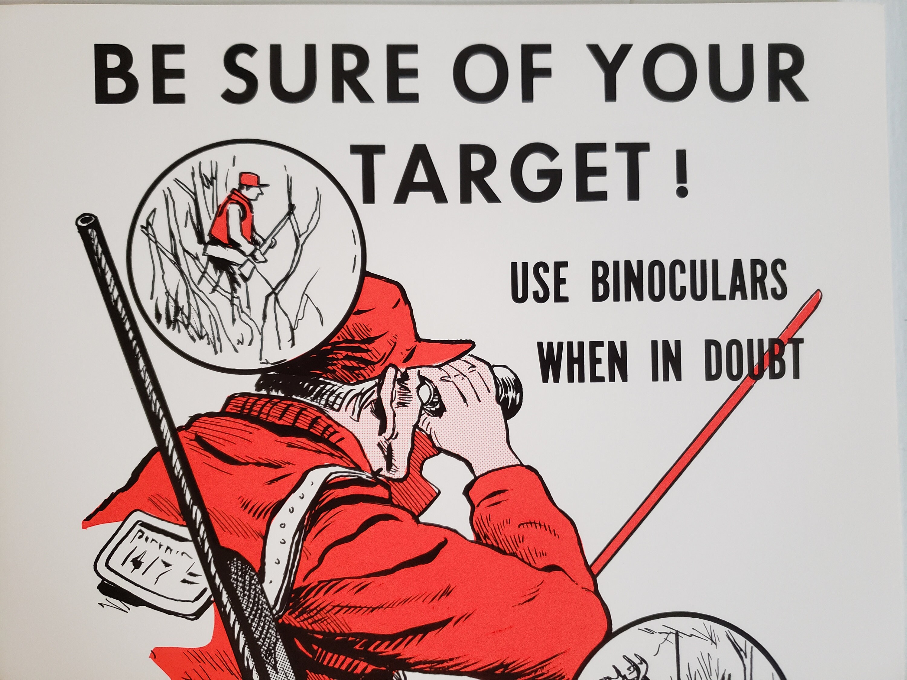 Vintage Sportsmen Hunting Safety Poster Art by Nick Rosato | Etsy New ...