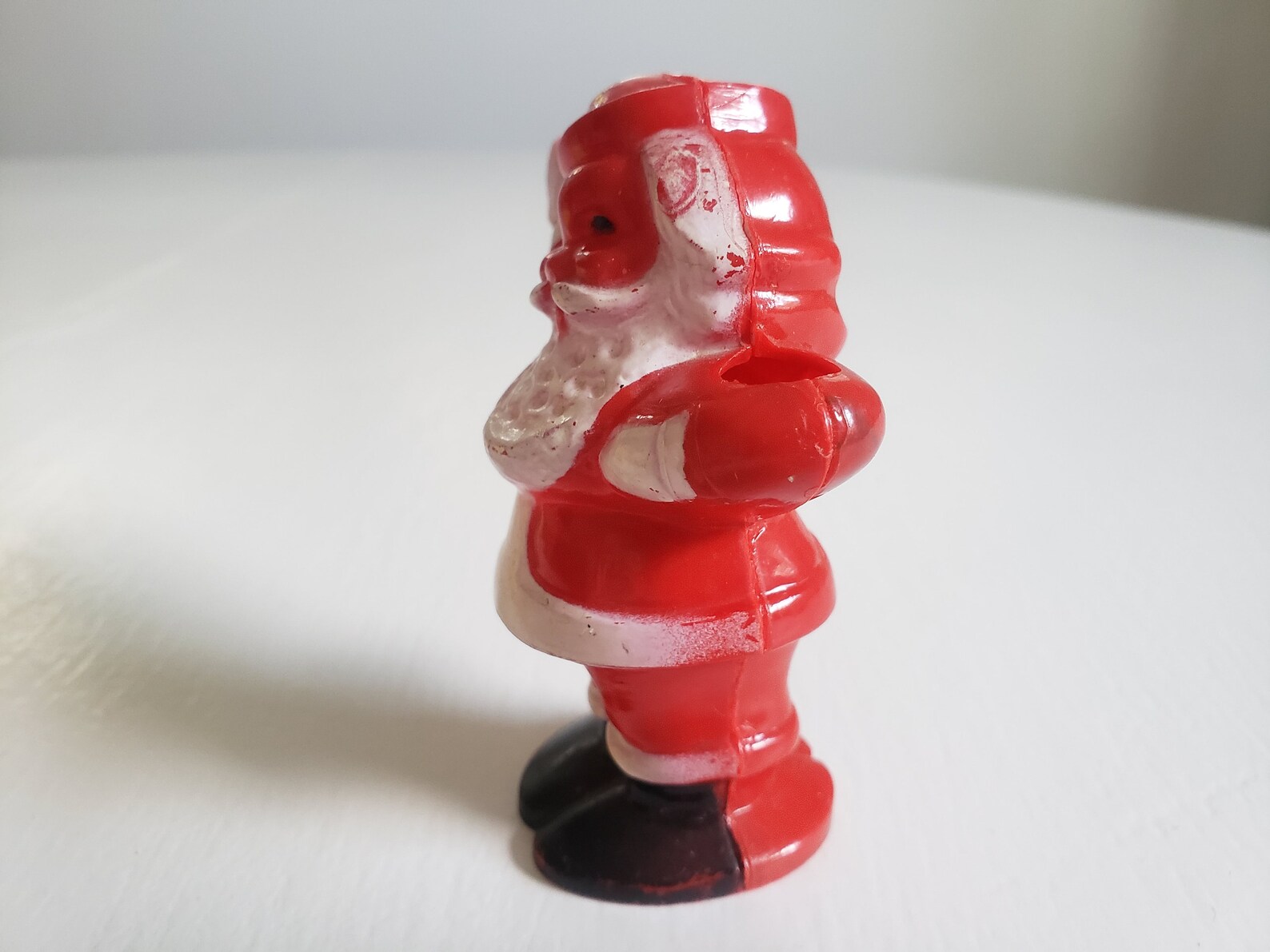 Vintage Santa Claus Plastic Candy Holders Set of Two Retro - Etsy