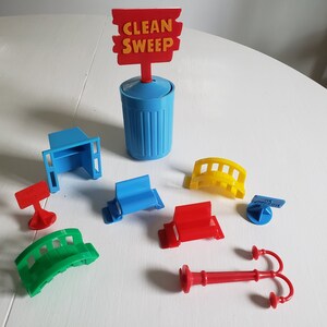 Vintage Clean Sweep Board Game --- Retro 1960s Schaper Plastic Toy No ...