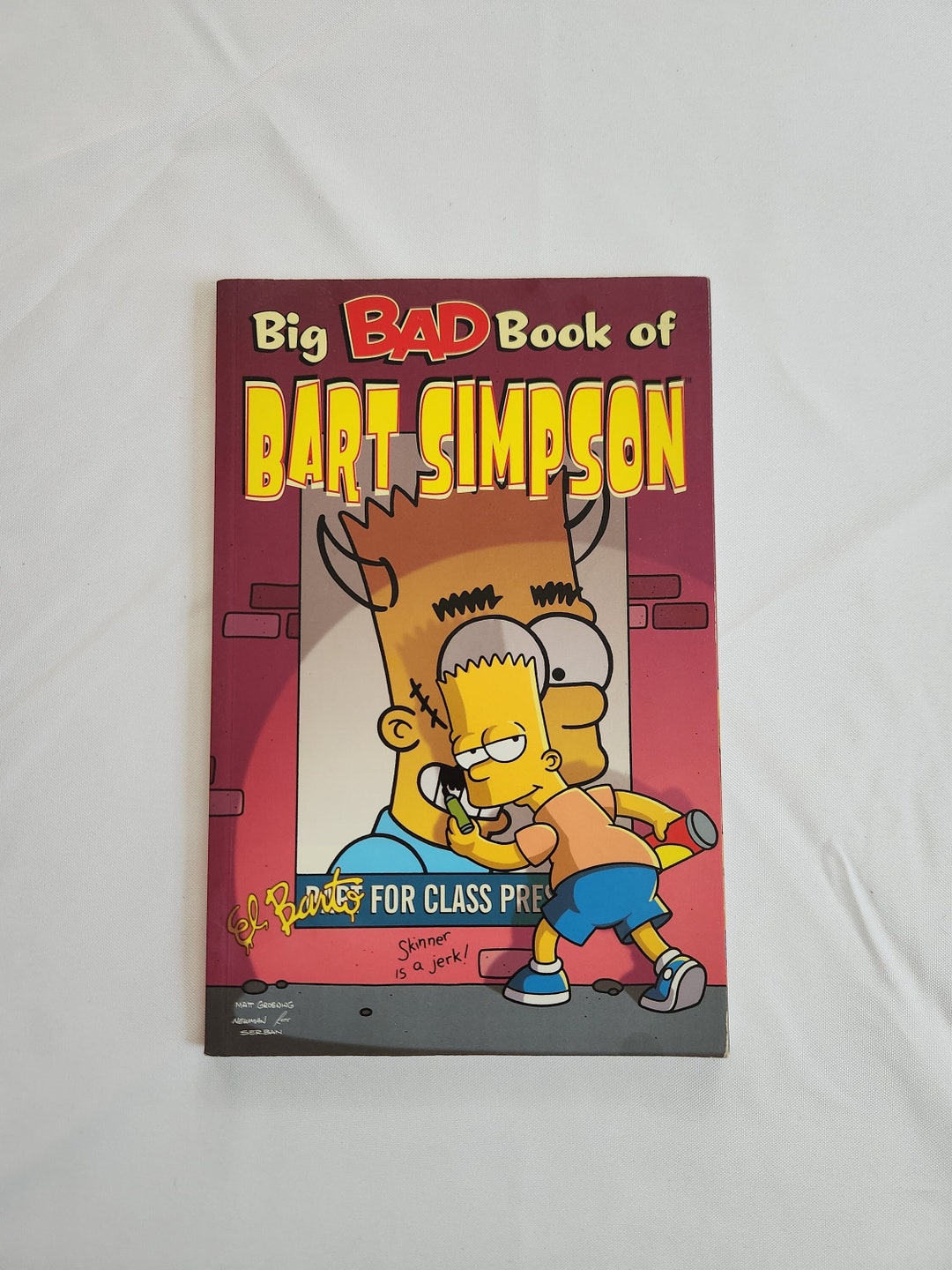 Big Bad Book of Bart Simpson Comic Book - Vintage 1990s 2000s Classic ...