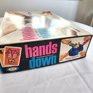 Vintage Hands Down Game - NO CARDS - Retro 1960s Ideal Toy Corp Slam-o ...