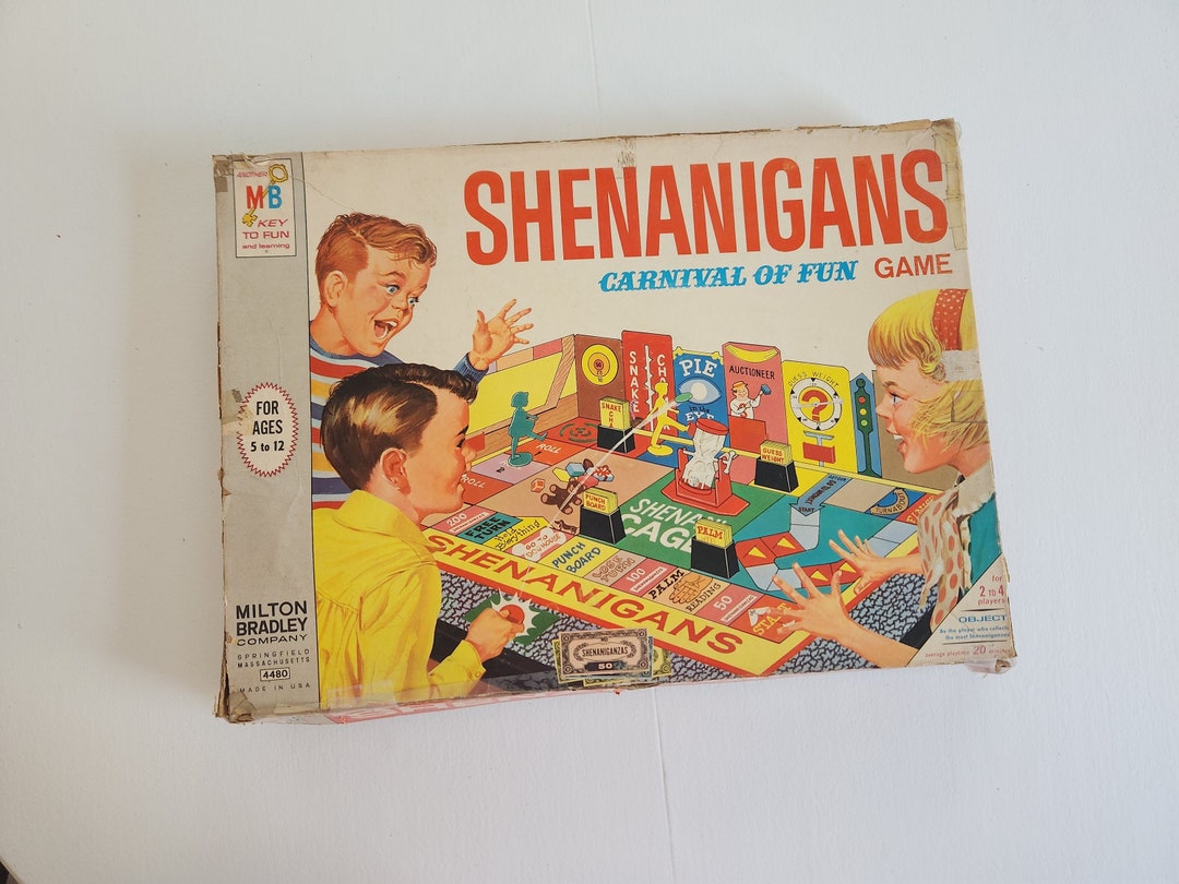 Vintage Shenanigans Carnival of Fun Game Retro 1960s Milton Bradley ...