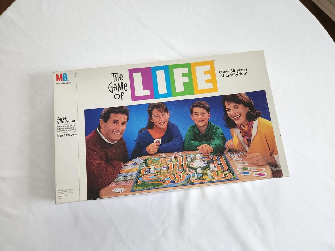 Vintage the Game of Life Board Game --- Retro 1990s 2000s Milton ...