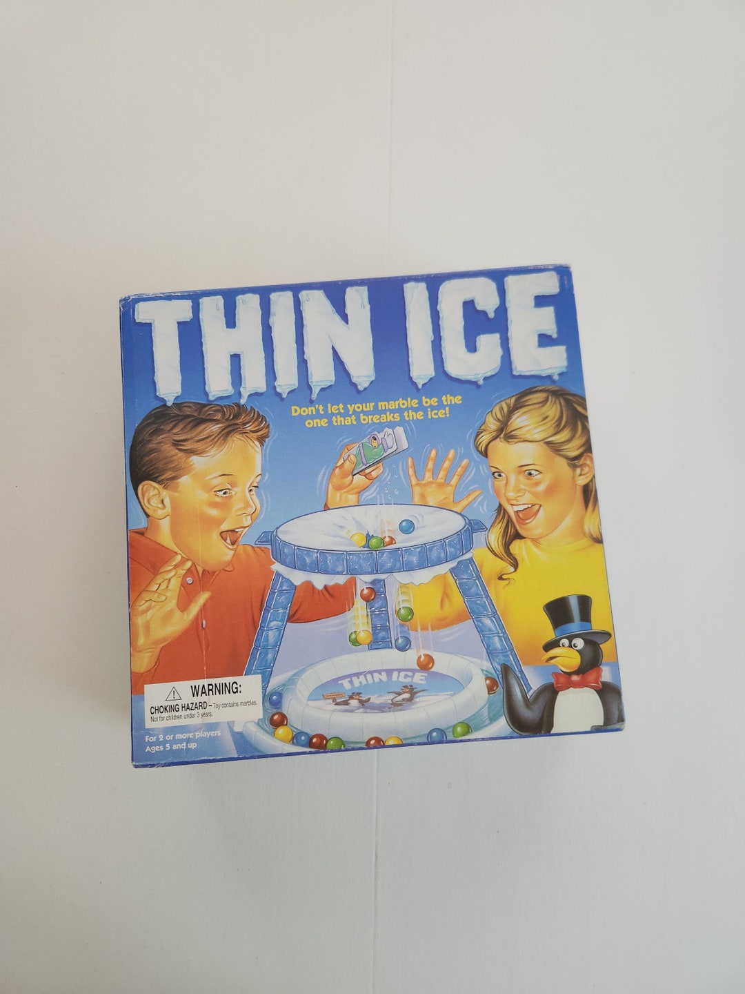 Vintage Thin Ice Game Incomplete Retro 1990s 2000s Pressman Board Games ...