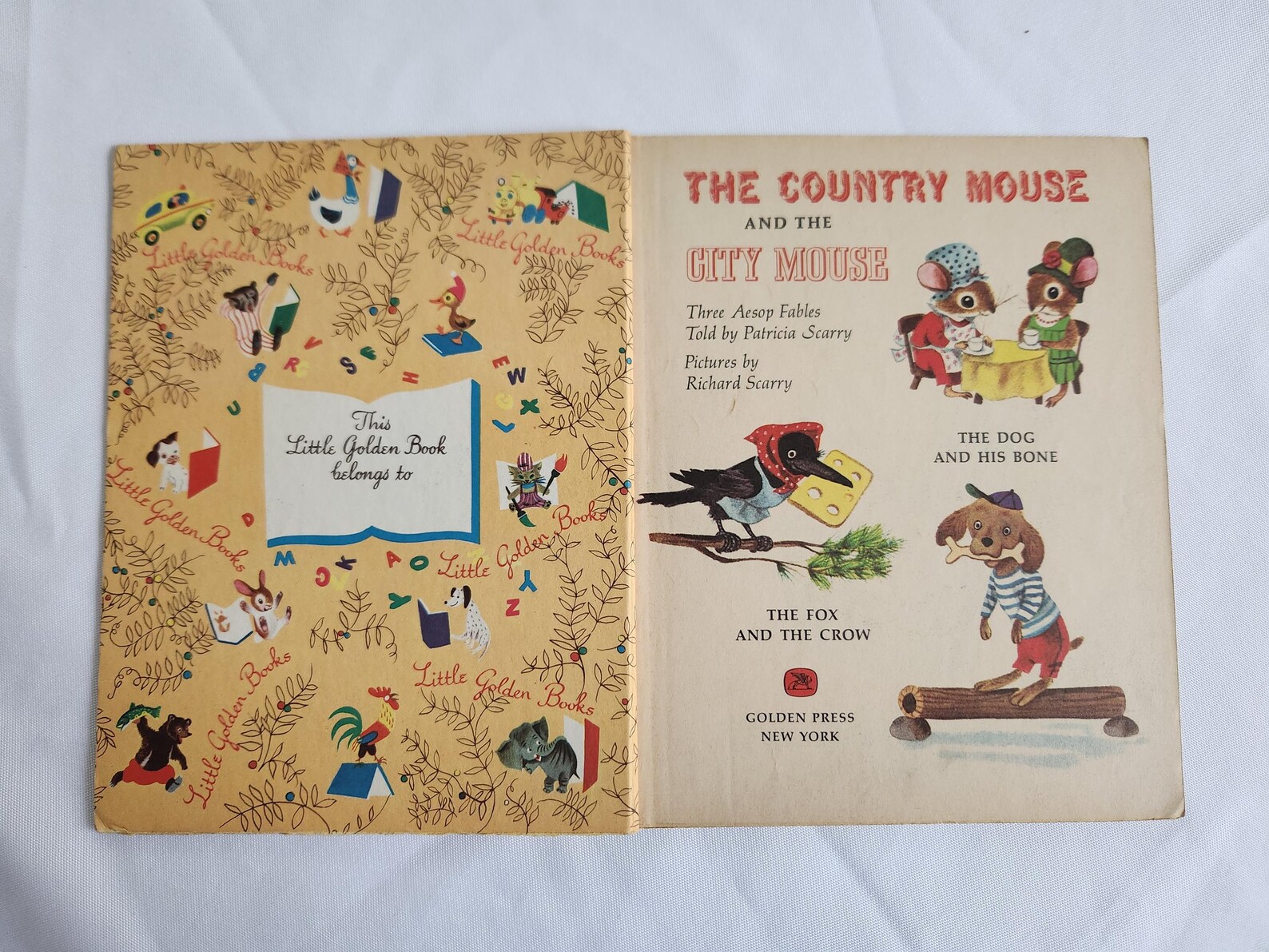 The Country Mouse & the City Mouse + Two Aesop Fables by Patricia ...