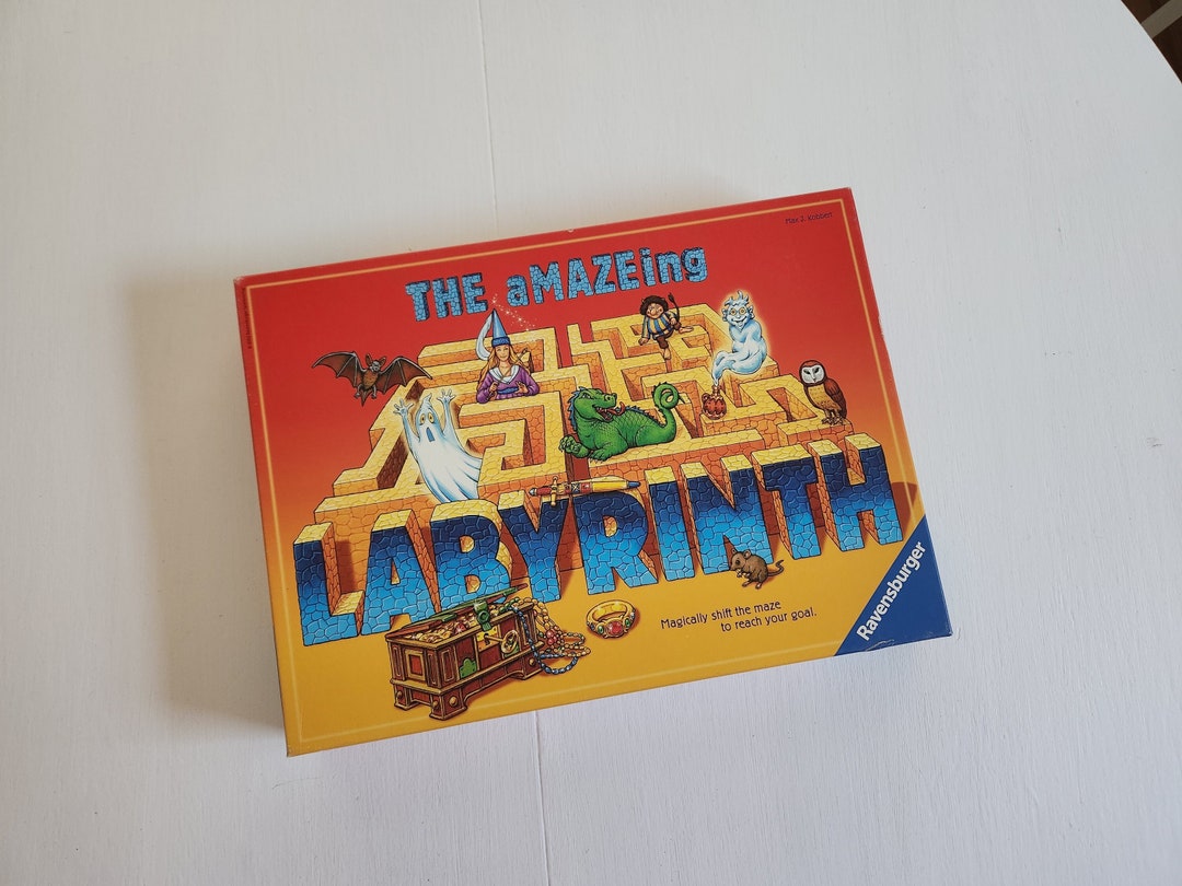 Vintage the Amazing Labryinth Board Game Retro 2000s Ravensburger Maze ...