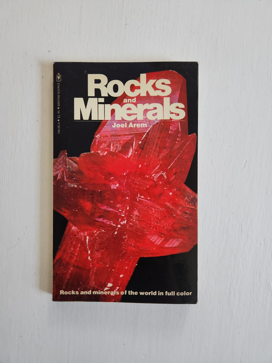 Rocks and Minerals by Joel Arem Vintage 1970s Geology Pocket Reference ...