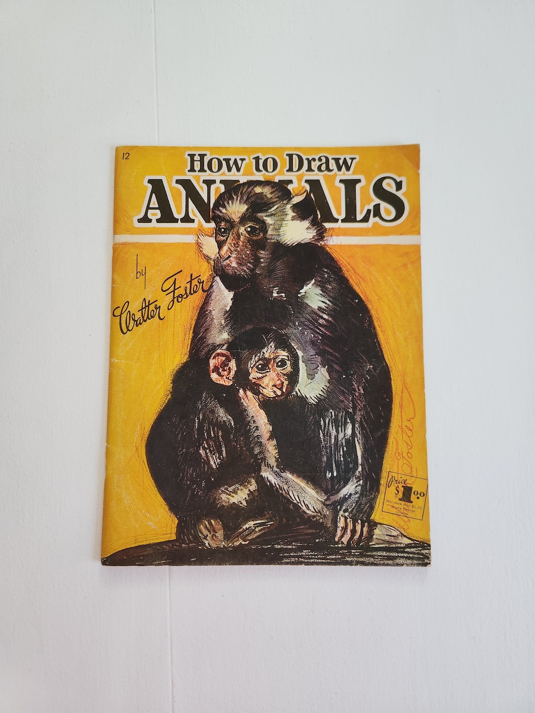 How to Draw Animals by Walter Foster --- Vintage Foster Art Service ...