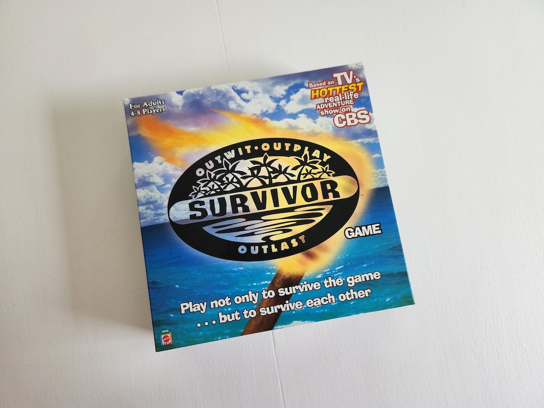 Vintage Survivor Game -- Retro 2000s Mattel Board Games -- Reality TV ...