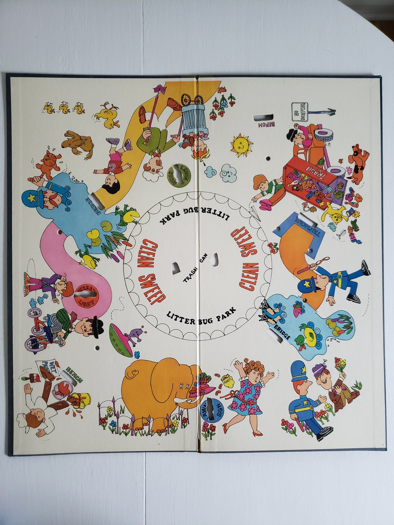 Vintage Clean Sweep Board Game Retro 1960's Schaper - Etsy