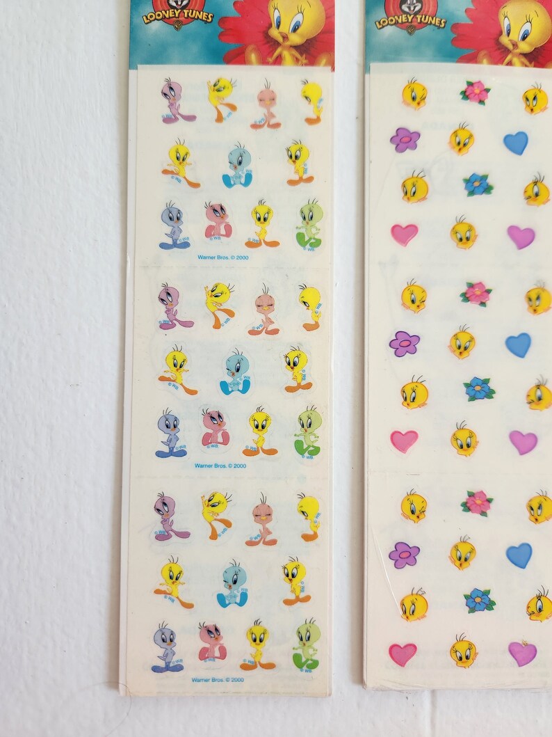 Vintage Totally Tweety Sandylion Stickers - Set of Four - Retro 2000s ...