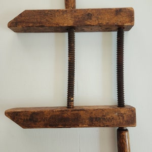 Vintage American Engineering Company All Wood Bookbinding Clamp ...
