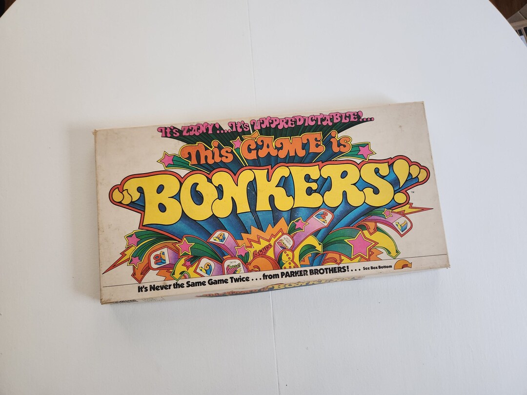 Vintage This Game is Bonkers Board Game --- Retro 1970s Parker Brothers ...