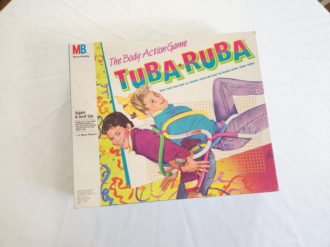 Vintage Tuba-ruba - the Body Action Game --- Retro 1980s Milton Bradley ...