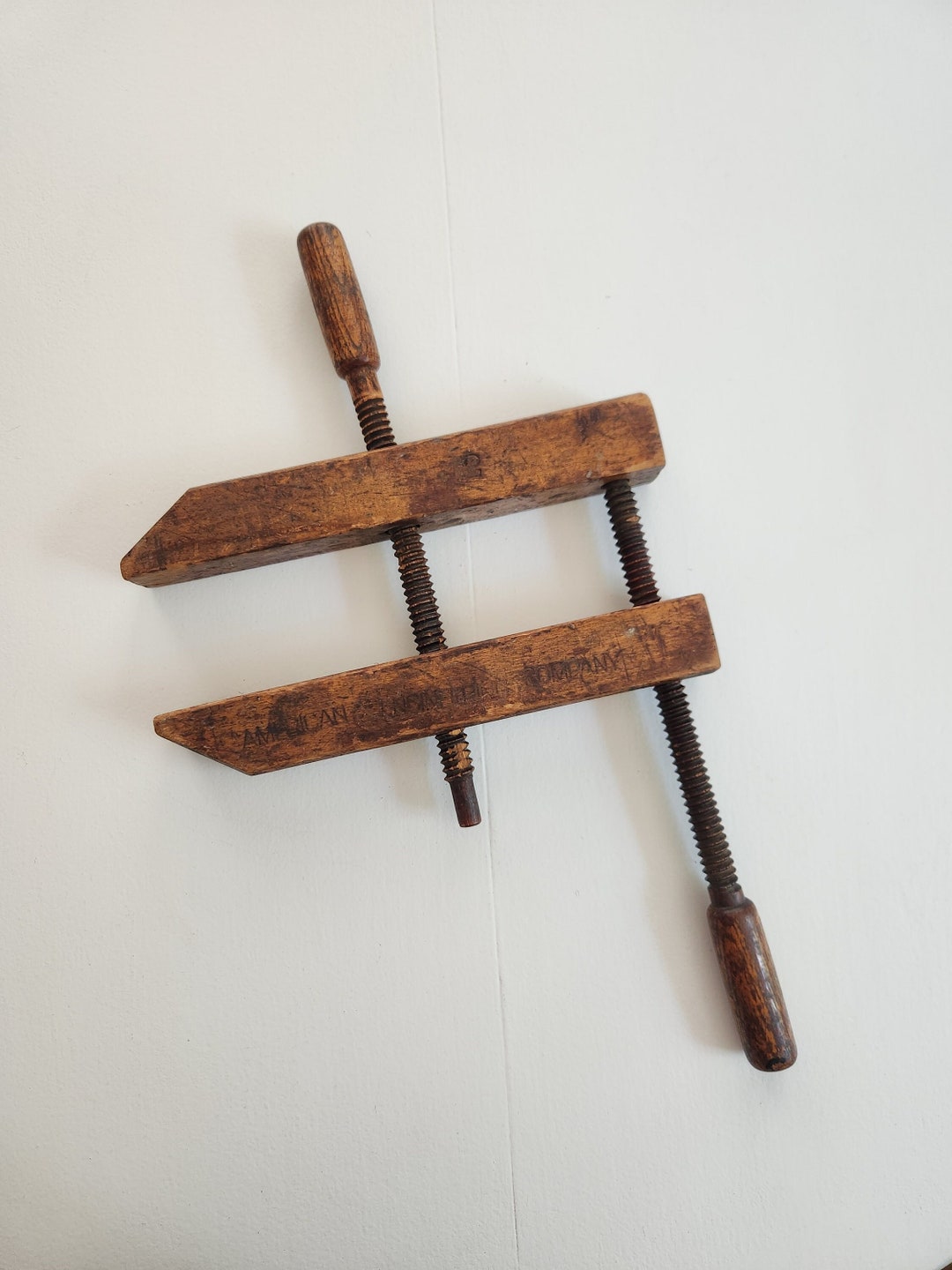 Vintage American Engineering Company All Wood Bookbinding Clamp ...