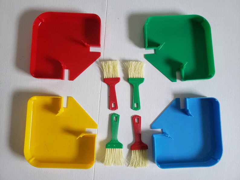 Vintage Clean Sweep Board Game --- Retro 1960s Schaper Plastic Toy No ...