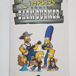 Simpsons Comics Barn Burner --- Vintage 1990s 2000s Classic Cartoons TV ...