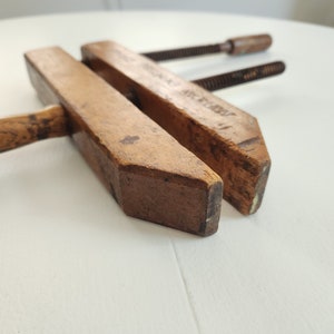 Antique American Engineering Company All Wood Bookbinding Clamp ...