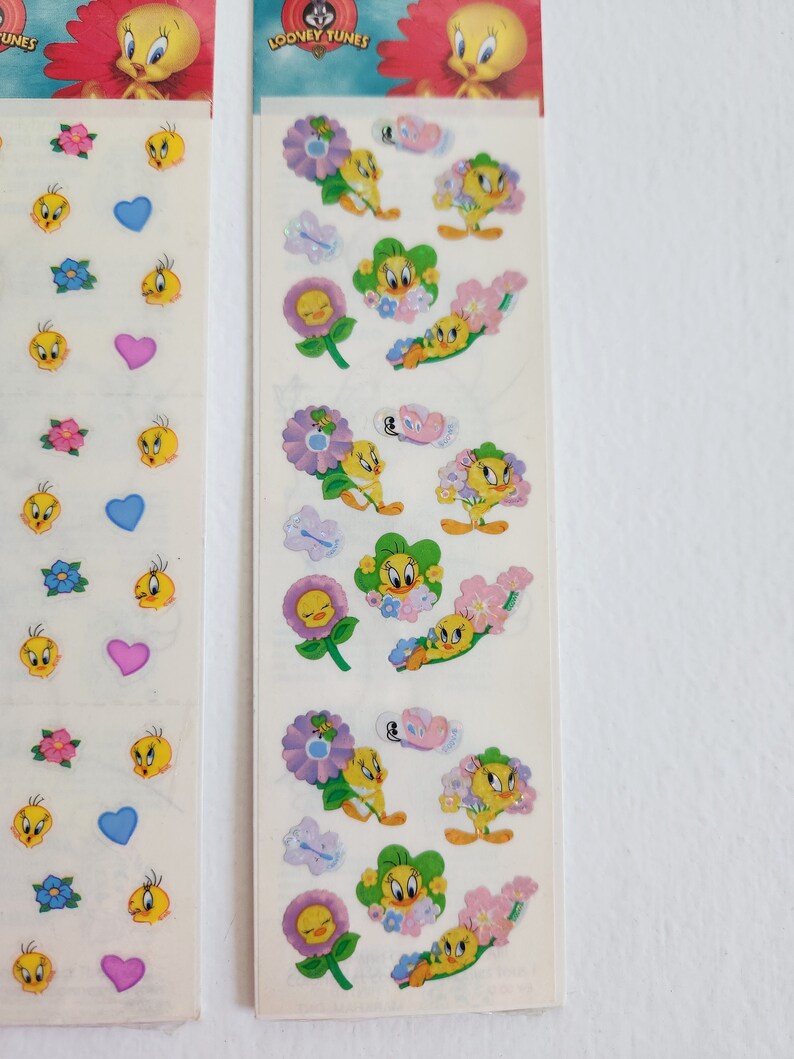 Vintage Totally Tweety Sandylion Stickers - Set of Four - Retro 2000s ...