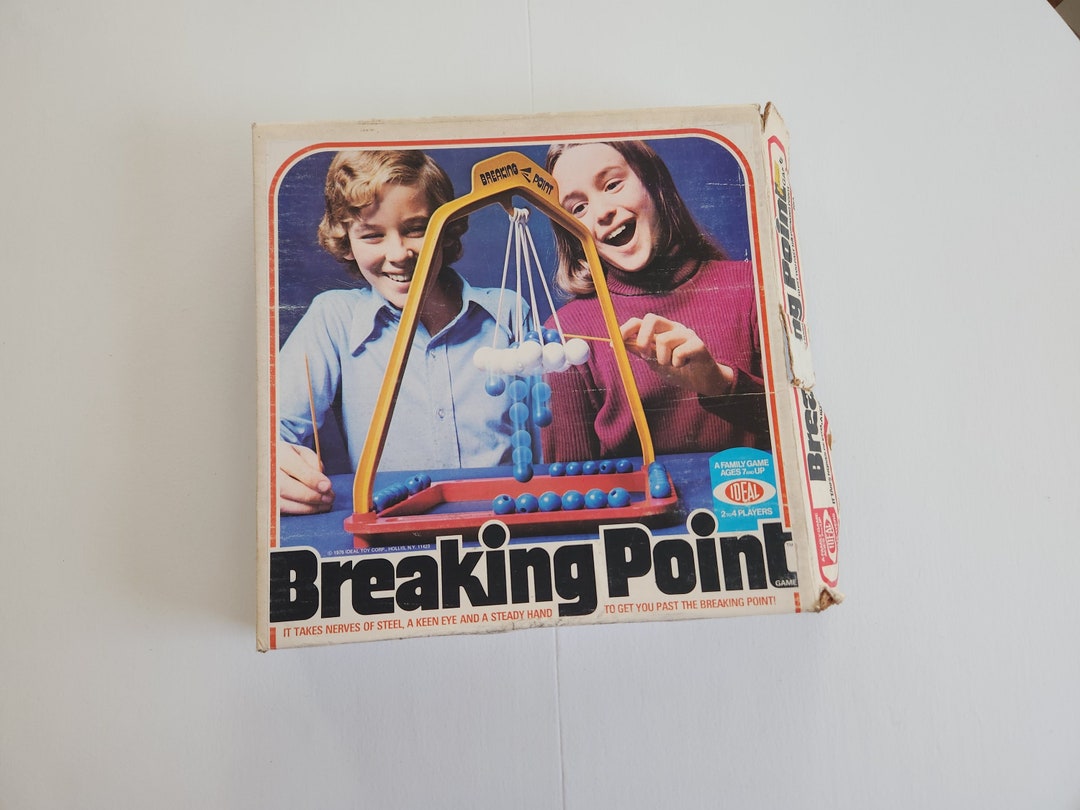Vintage Breaking Point Game --- Retro 1970s Ideal Toy Corp Skill Board ...