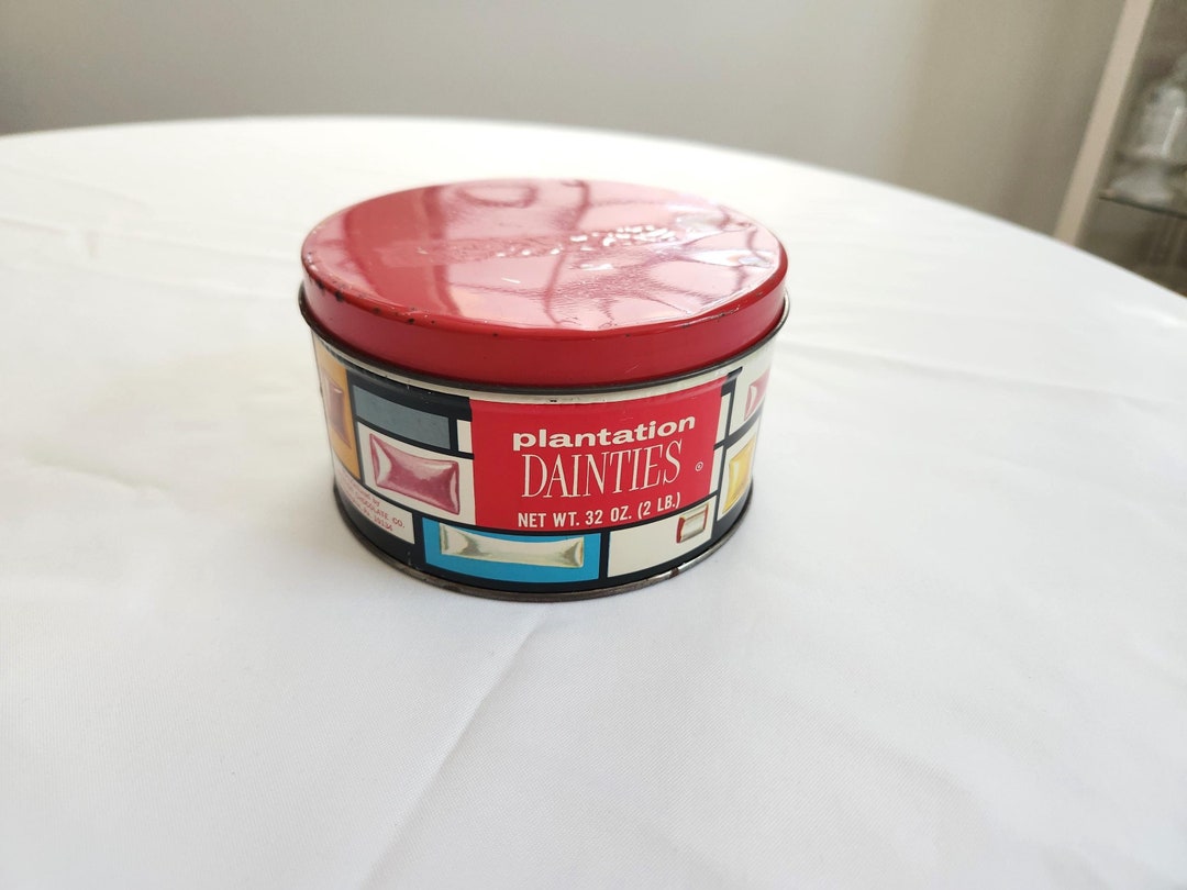 Vintage Plantation Dainties Tin --- Retro Plantation Chocolate Co ...