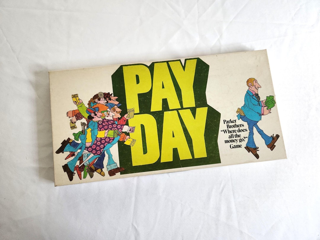 Vintage Pay Day Game --- Retro 1970s Parker Brothers Favorite Board ...