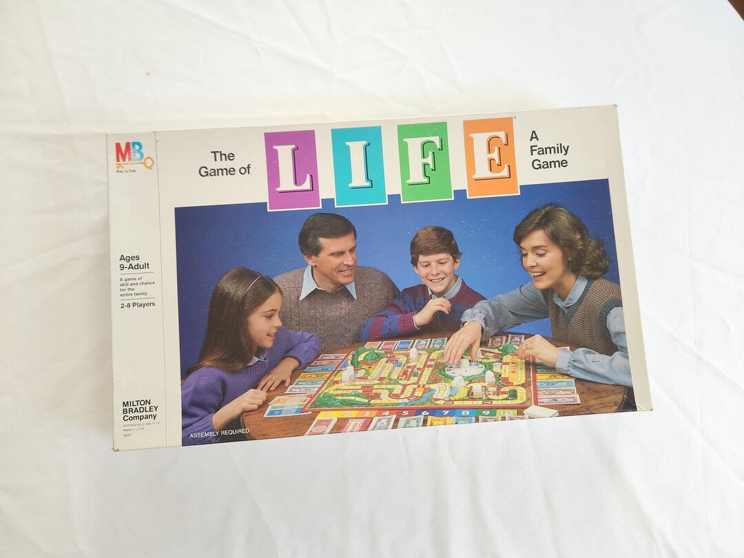 Vintage the Game of Life 1985 Board Game -- Retro 1980s Milton Bradley ...