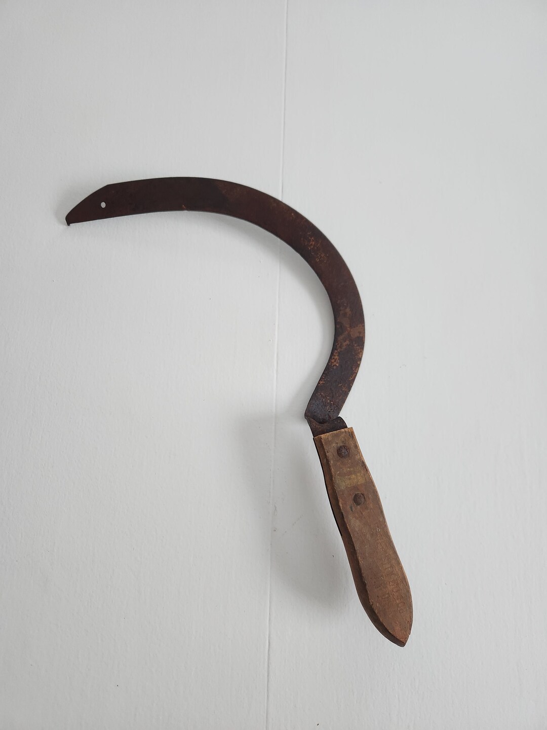 Vintage Bent Hand Sickle Farming Tool Antique Style Industrial ...