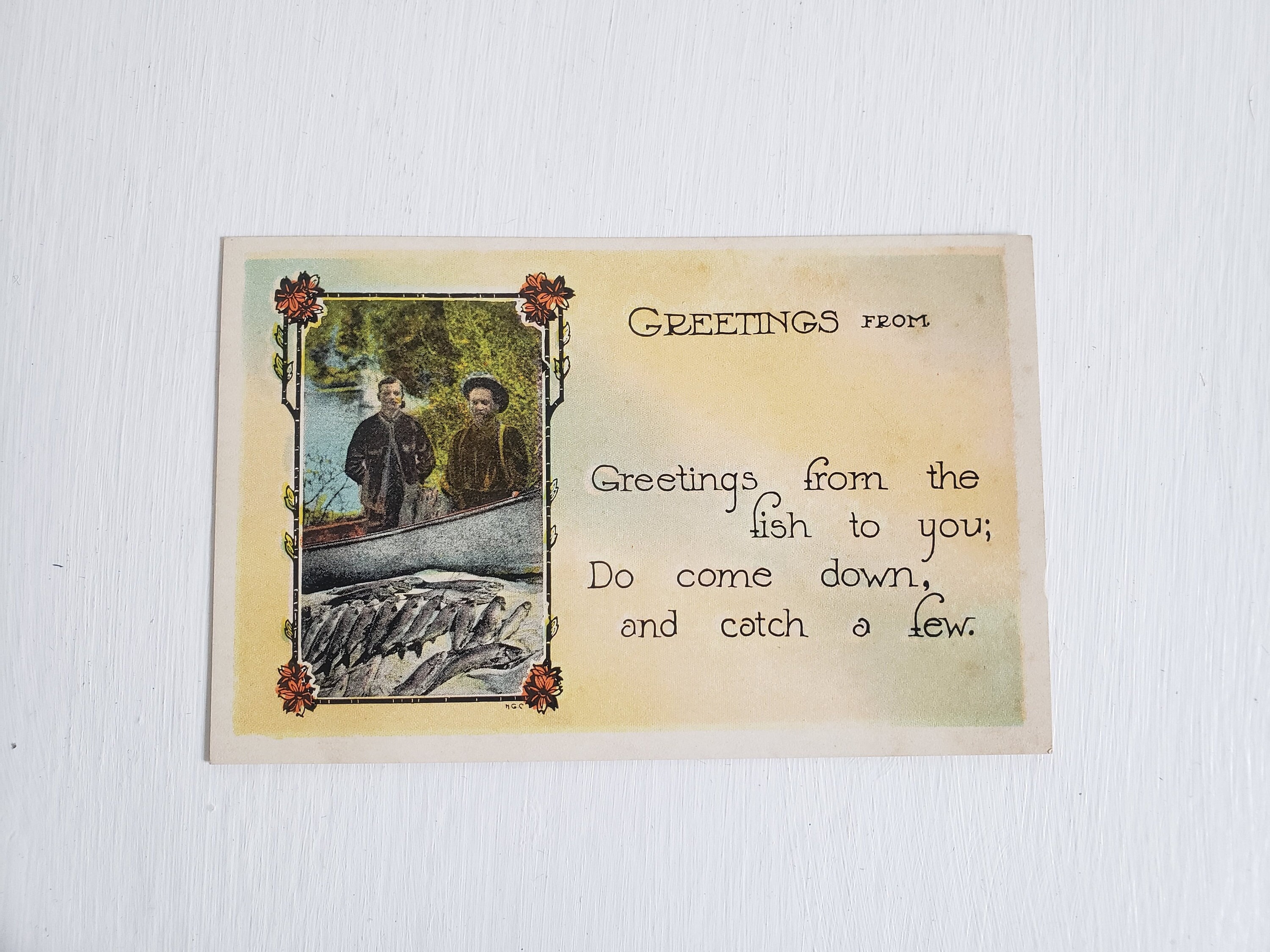 Vintage Summer Postcard