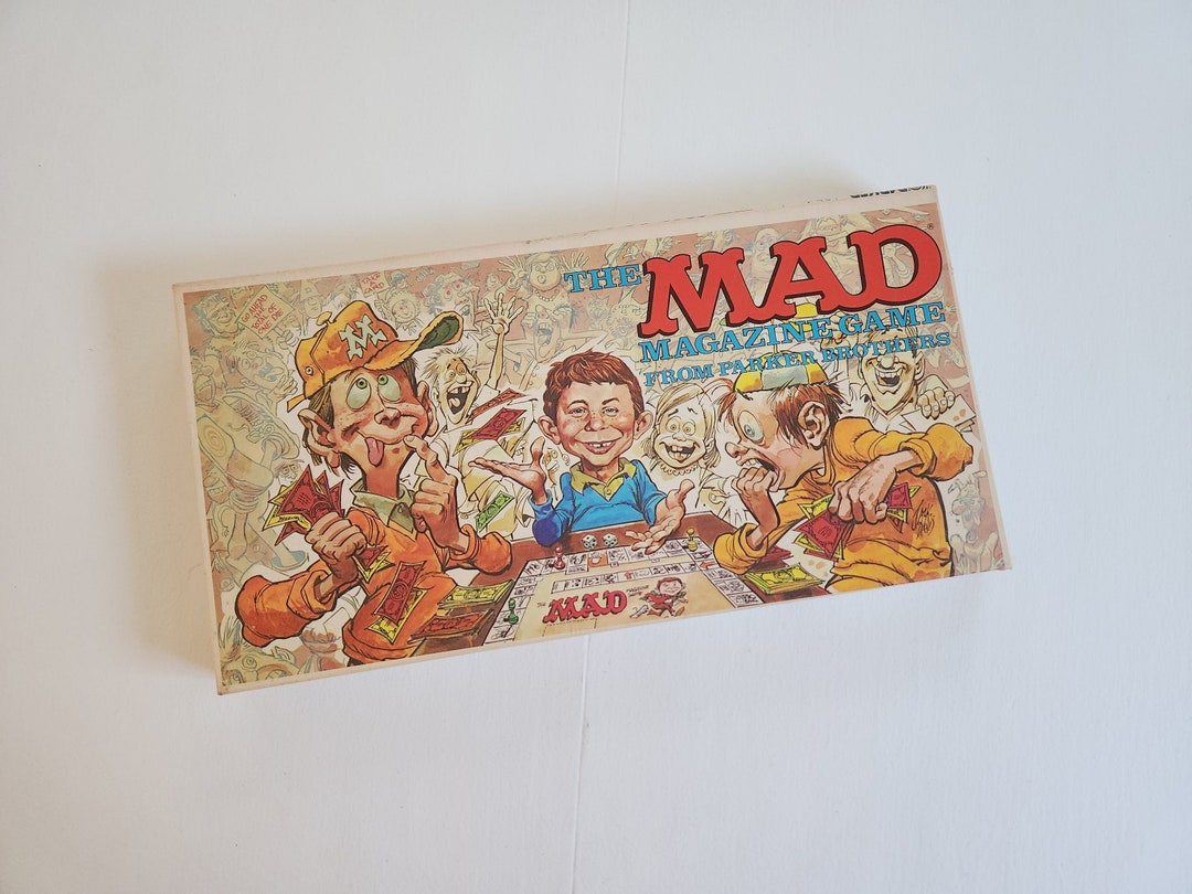 Vintage Mad Magazine Board Game --- Retro 1970s Parker Brothers Board ...