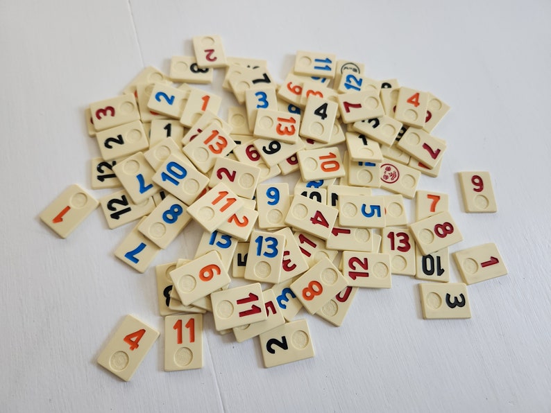 Vintage Rummikub Tile Game Retro 1990's Pressman Games - Etsy