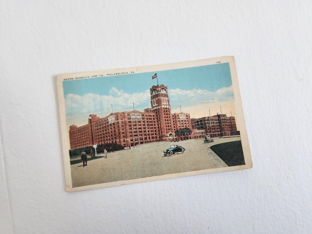 Vintage Sears-roebuck and Co. Building Postcard --- Antique ...
