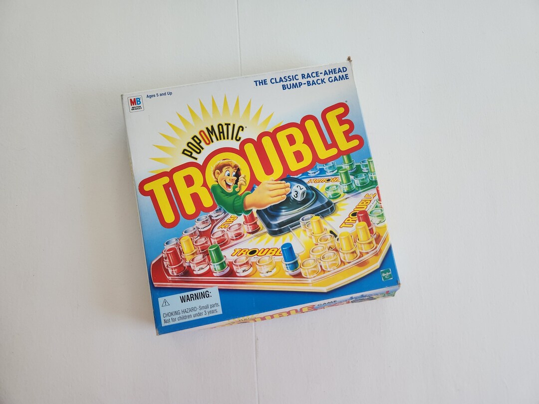 Vintage Trouble Pop-o-matic Board Game --- Retro 1990s 2000s Milton ...