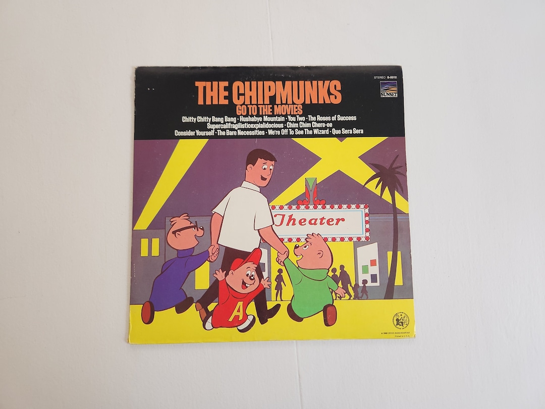 The Chipmunks Go to the Movies Vintage David Seville and the Chipmunks ...