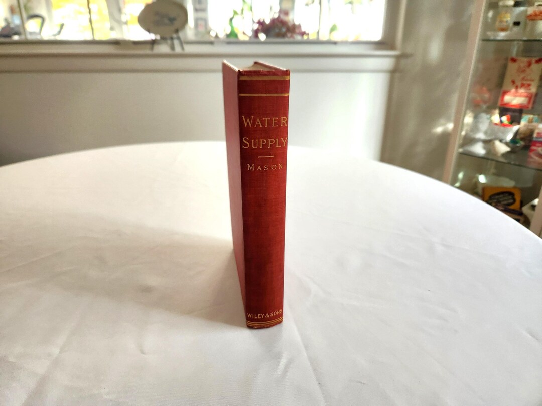 Water Supply From a Sanitary Standpoint by William P. Mason --- Antique ...