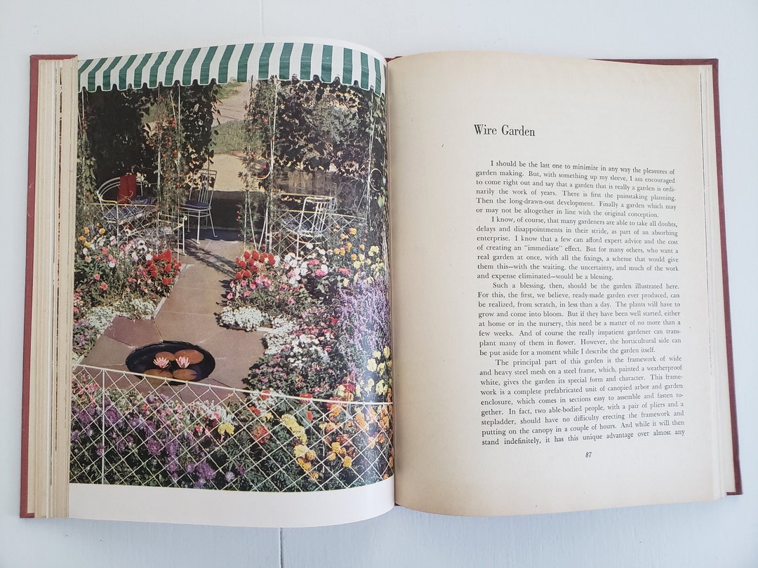 Gardens in Color the Picture Garden Book and Gardener's - Etsy