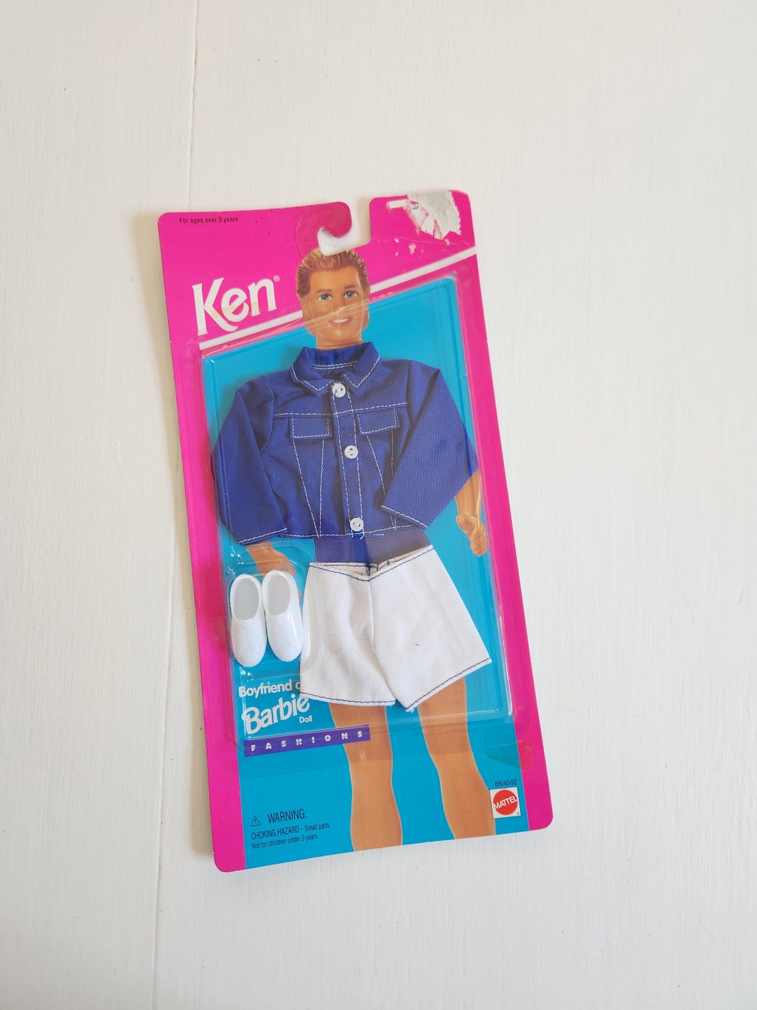 Vintage Ken Fashions Boyfriend of Barbie Clothing Denim Shirt & Shorts ...