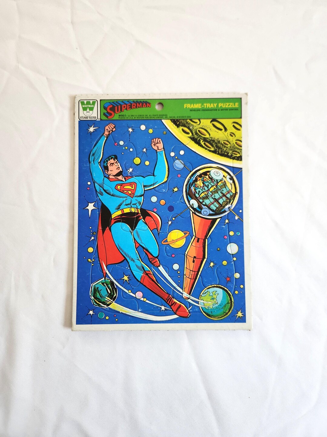 Vintage Superman Frame Tray Puzzle --- Retro 1960s Whitman Toys DC ...