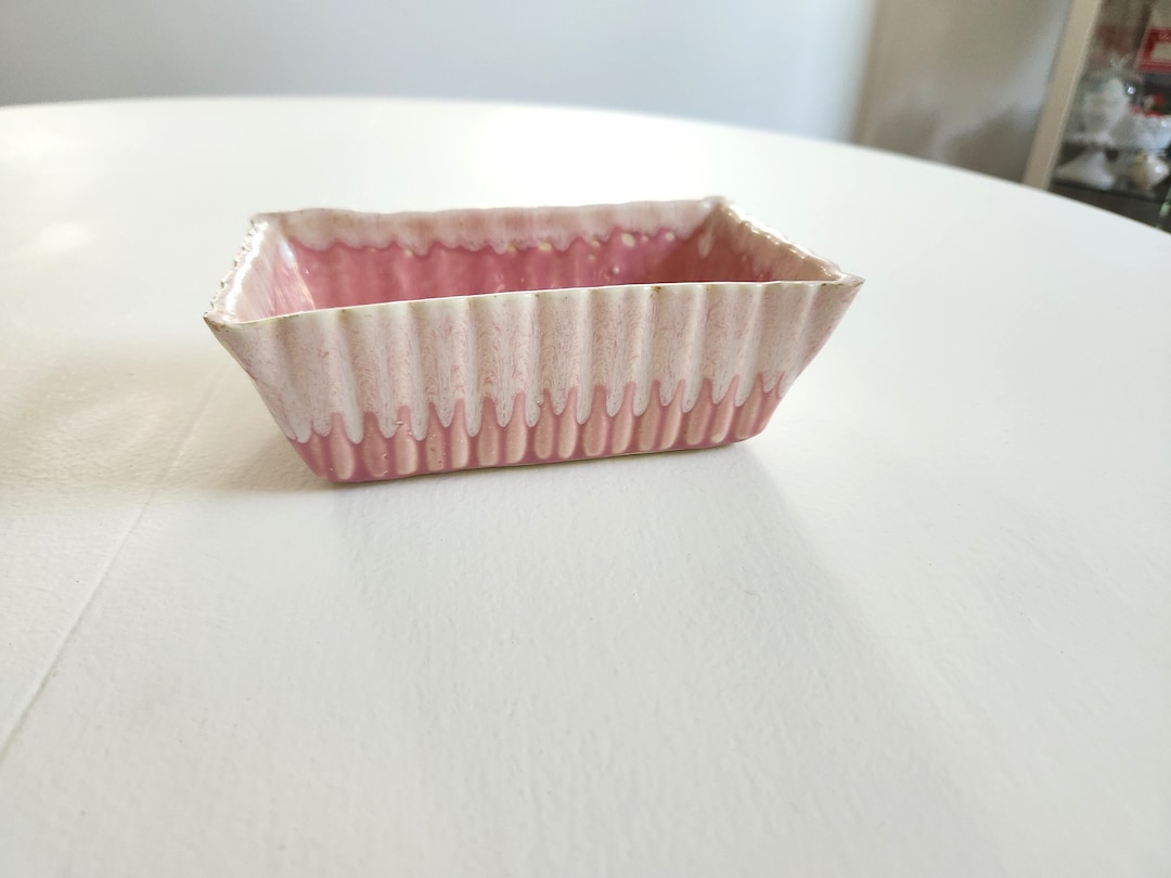 Vintage Cookson Pottery 926 Pastel Pink Ceramic Planter --- Retro ...