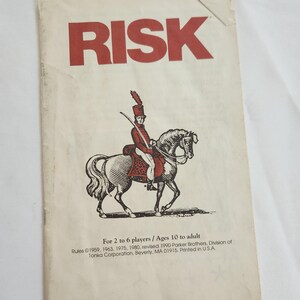 Vintage Risk & Castle Risk Two-in-one Board Game --- Retro 1980s 1990s ...