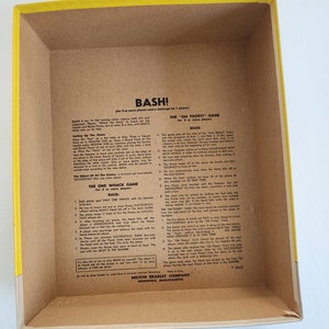 Vintage Bash A Real Knockout Game Retro 1960s Milton Bradley Kooky ...