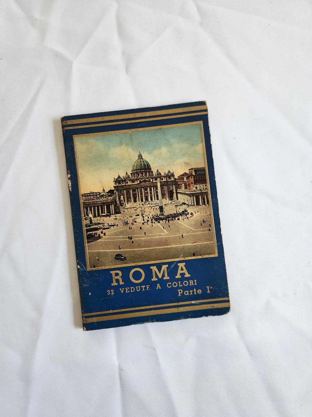 Vintage Roma Parte I Fold Out Color Prints Souvenir Book --- Antique ...