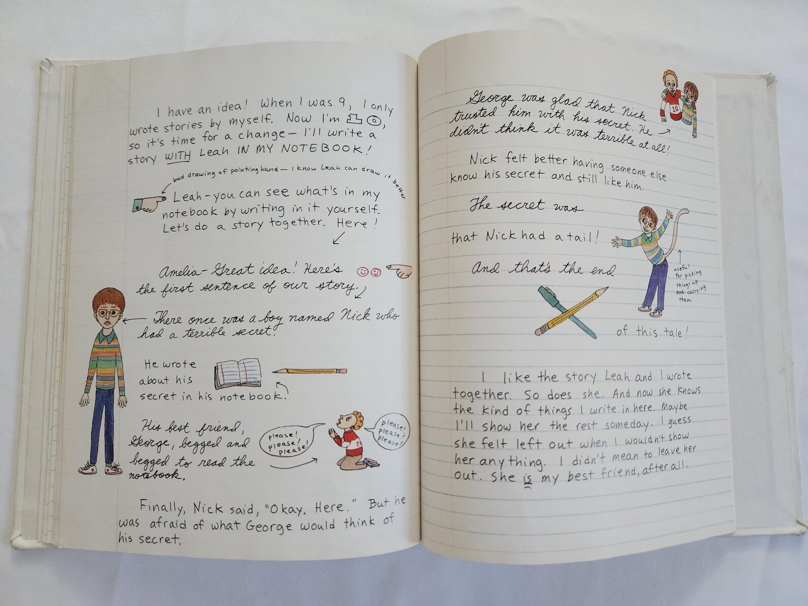 Amelia Writes Again by Marissa Moss -- Vintage 1990s 2000s Creative ...