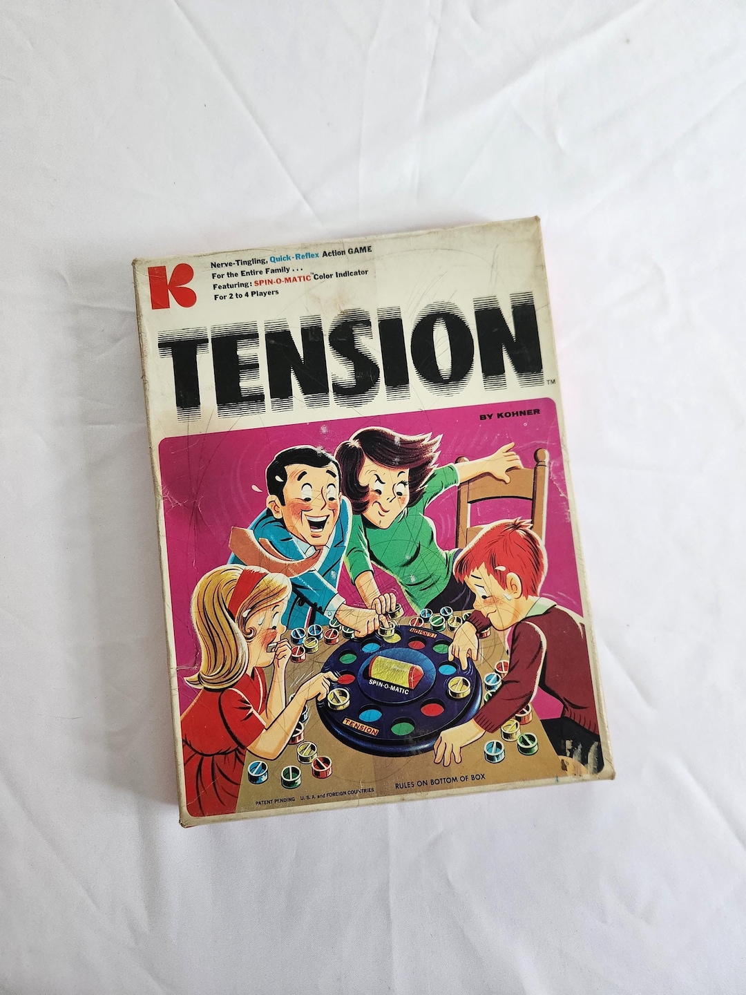 Vintage Tension Game --- Retro 1970s Kohner Quick Reflexes Action Board ...