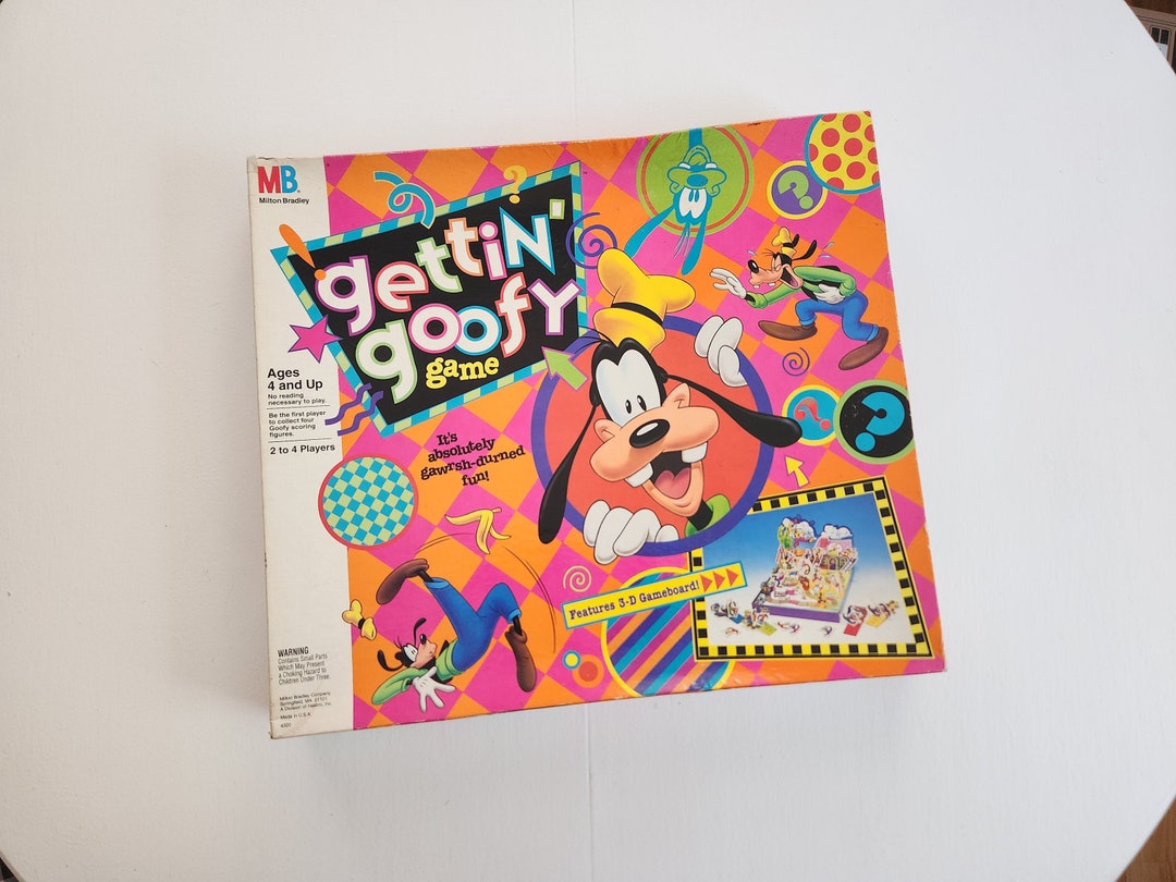 Vintage Gettin' Goofy Game 3D Board Game --- Retro 1990s Walt Disney ...