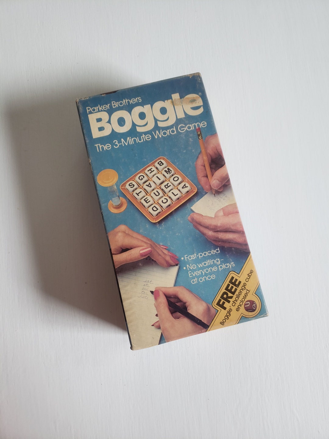Vintage Boggle Hidden Word Game Retro Classic Parker - Etsy