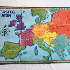 Vintage Risk & Castle Risk Two-in-one Board Game --- Retro 1980s 1990s ...